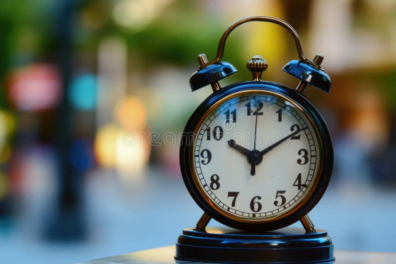 An Alarm Clock Sits on Top of a Table, Ready To Sound Off at the ...