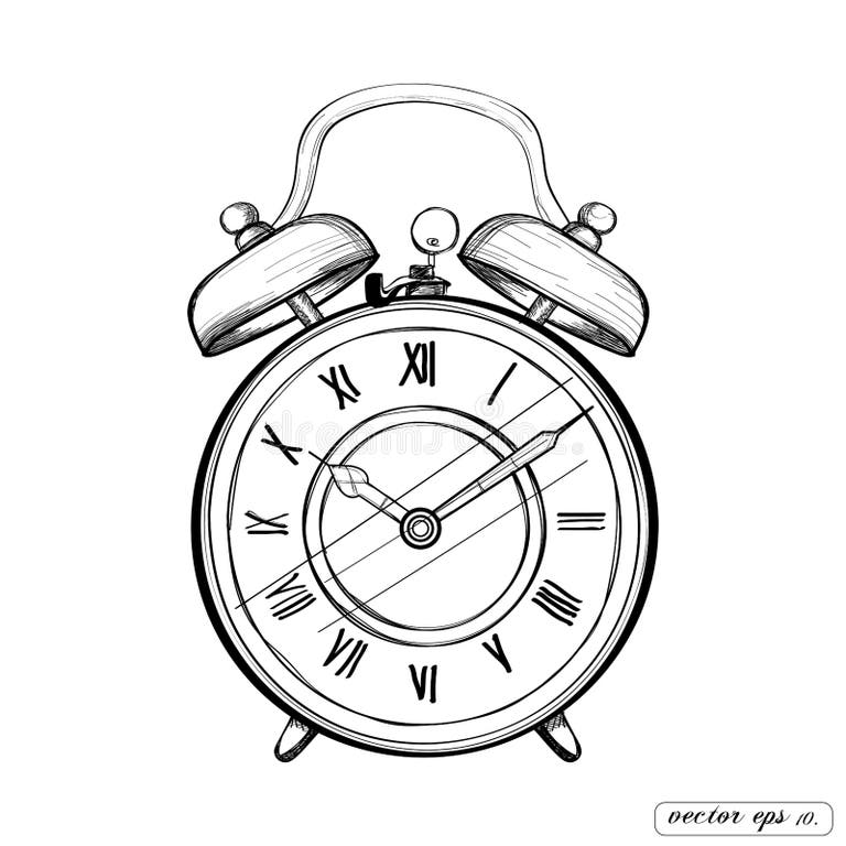 Clock Sketch Stock Illustrations – 30,607 Clock Sketch Stock ...