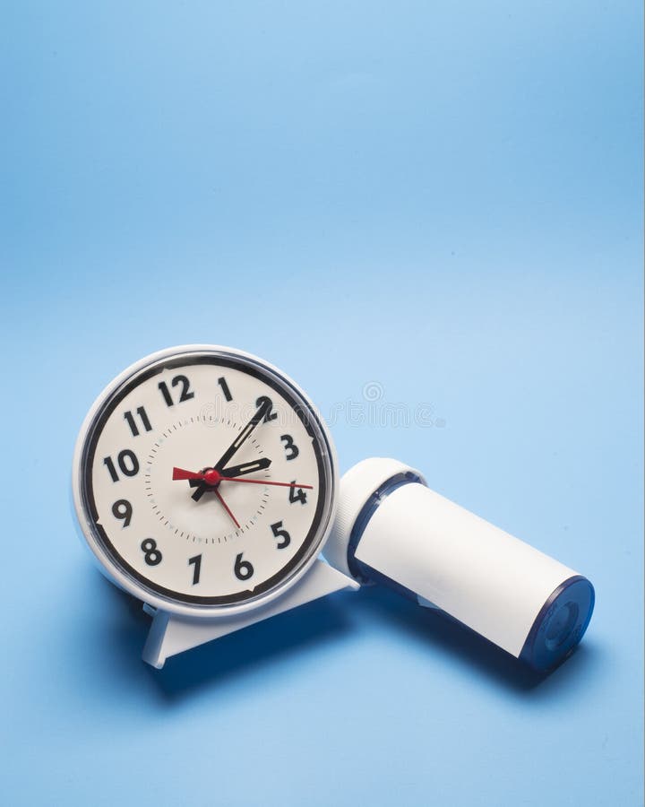 Alarm Clock and Sleeping Prescription Stock Image - Image of minutes ...