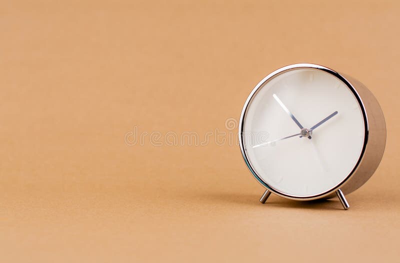 Clock Still Photo in Studio. Concept of Time and Working with Valuable ...