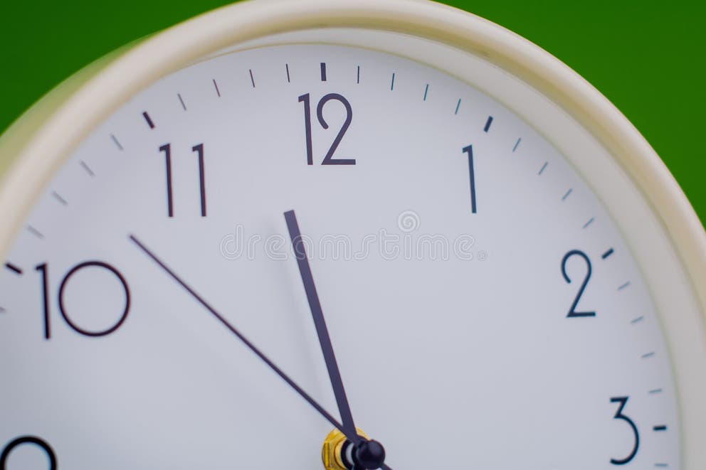 Clock. Studio Photo, Time Concept and Working with Precious Time Stock ...