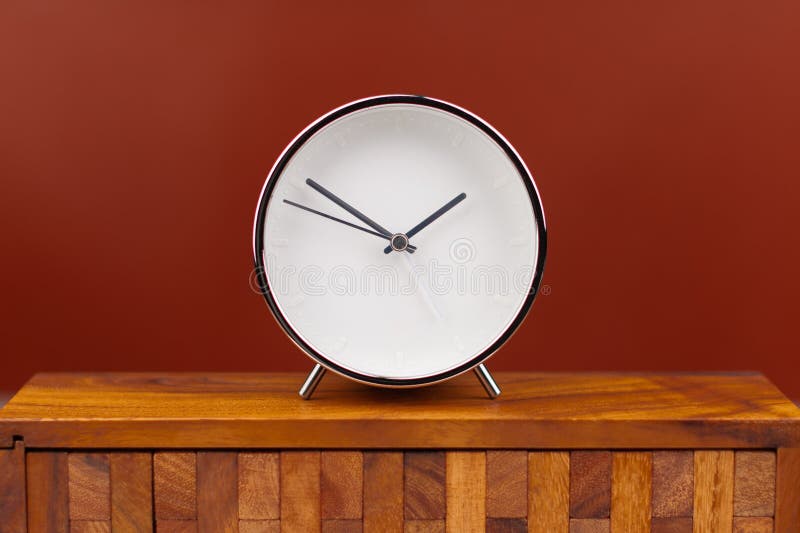 Clock Telling Time and Working with Limited Time. Photo of Clock in ...
