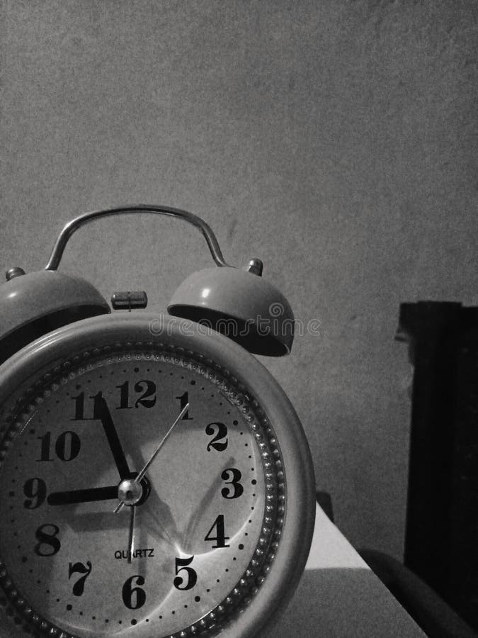 The Alarm Clock Ticks at Nine O& X27;clock Stock Photo - Image of ...