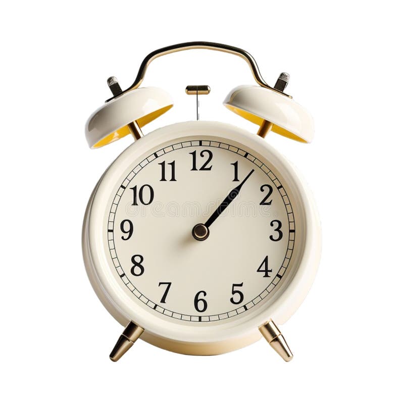 Alarm Clock on Transparent Background - Ai Generated Stock Illustration ...