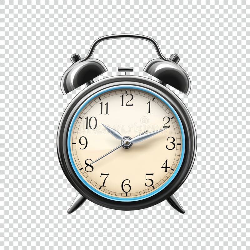 Alarm Clock Transparent PNG Stock Photo - Image of watch, wood: 339701150