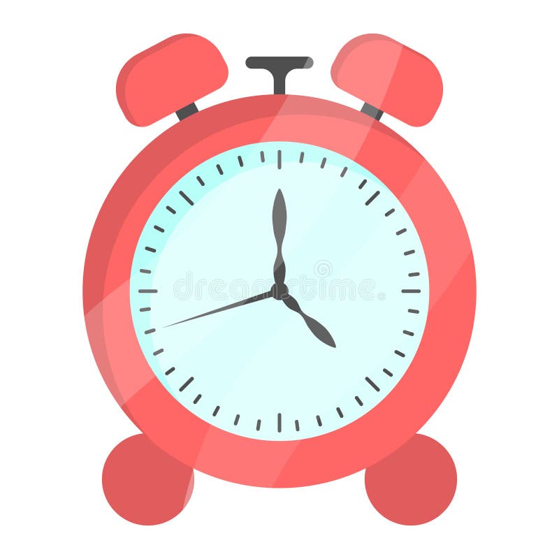 Alarm Clock Vector Icon Set. Set of Clocks with a Bell Vector ...