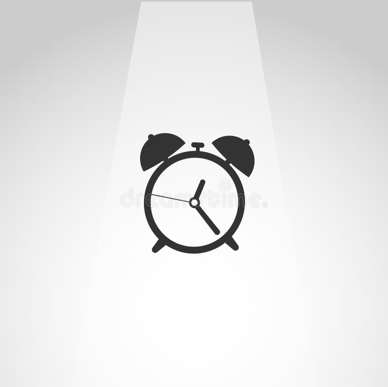 Alarm Clock Icon, Alarm Clock Simple Isolated Icon Stock Illustration ...