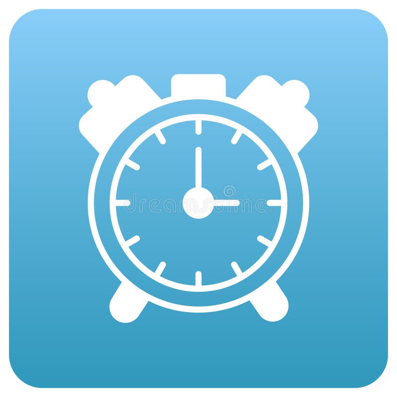 Alarm Clock Which Can Easily Edit or Modify Stock Illustration ...