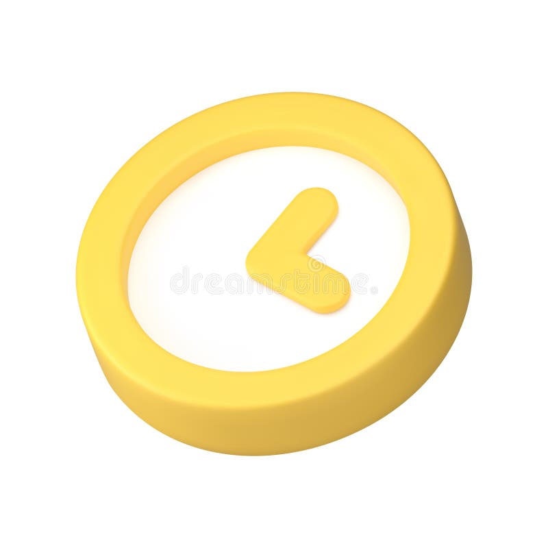 Alarm Clock Yellow Wall Watch for Time Measurement Countdown Checking ...