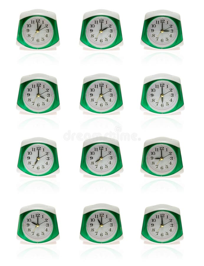 Alarm clocks stock photo. Image of night, twenty, seven - 13001358