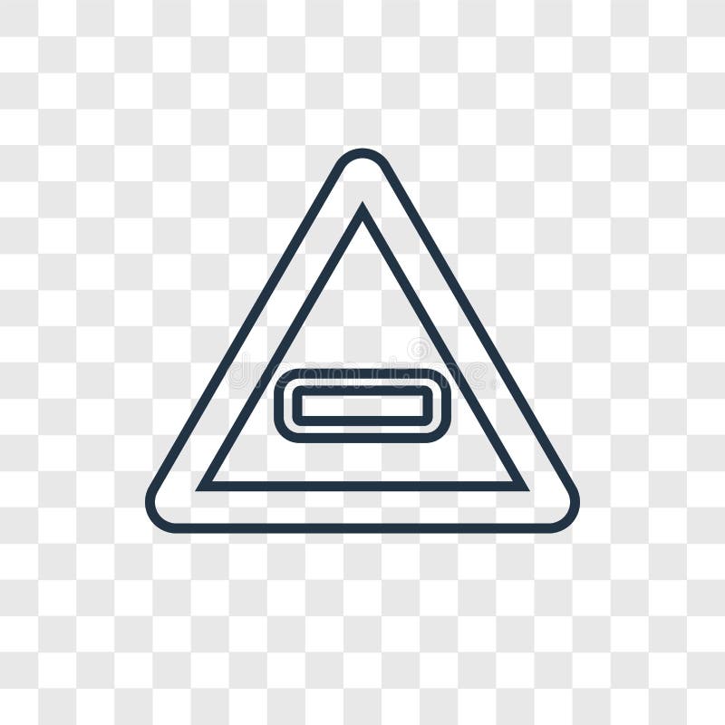 Alarm Concept Vector Linear Icon Isolated on Transparent Background ...