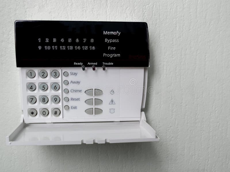 Alarm Control Panel Light Wall Room Isolated Stock Photos - Free ...