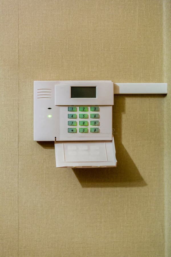 Remote home alarm stock photo. Image of numbers, digits - 101924704