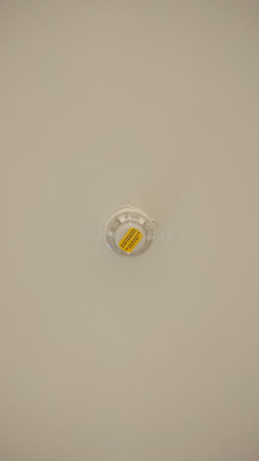 Alarm fire sensor stock image. Image of brand, font - 258841603