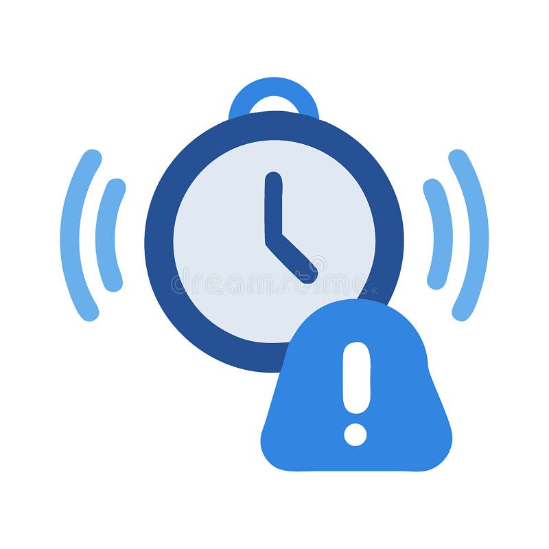 Alarm icon stock illustration. Illustration of ring - 381389134