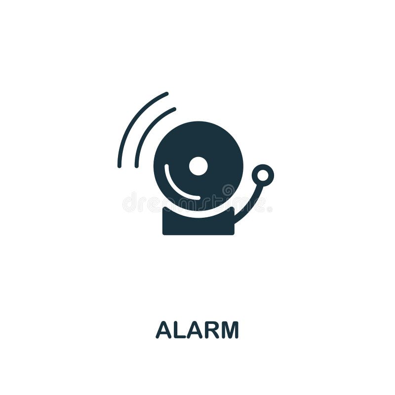 Alarm Icon. Premium Style Design from Security Icon Collection. UI and ...
