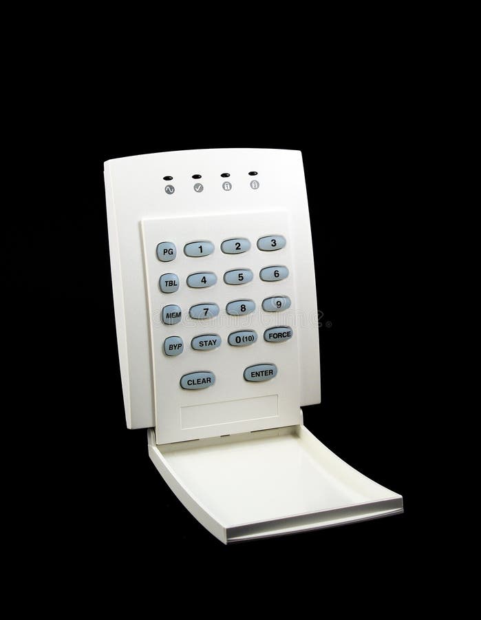 Alarm Keypad stock image. Image of control, insurance - 9207623