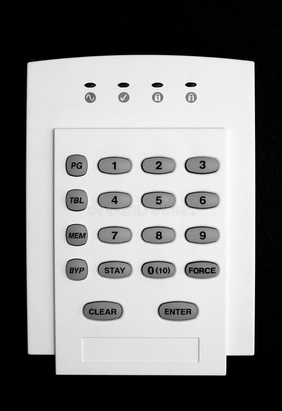 Alarm Keypad stock image. Image of control, insurance - 9207623
