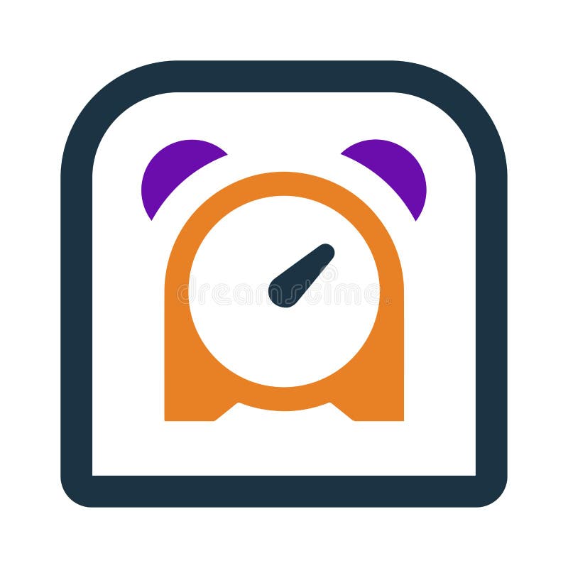 Alarm, Alert, Notification Icon. Simple Vector Sketch. Stock Vector ...