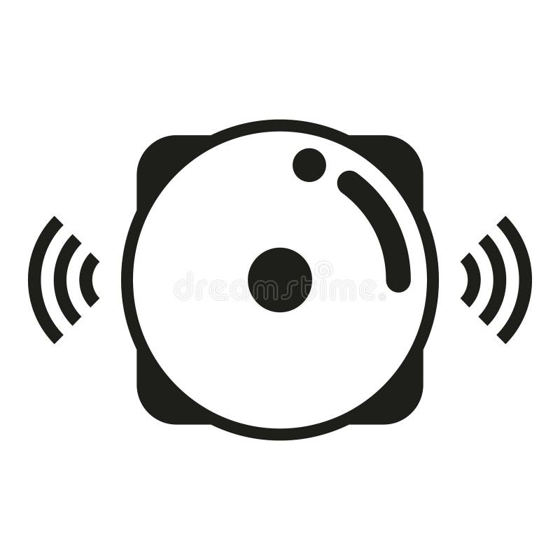 Alarm Ringer Icon Simple Vector. Person Exit Stock Illustration ...