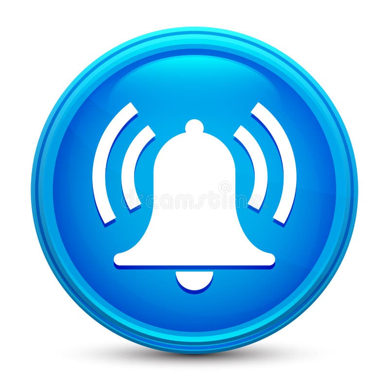 Alarm Ringing Bell Icon Colorful Paint Abstract Background Brush ...