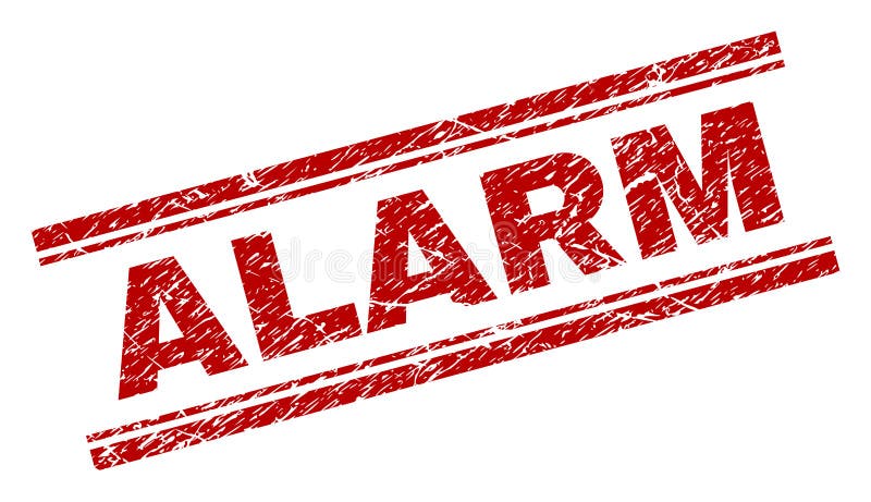 Grunge Textured ALARM Stamp Seal Stock Vector - Illustration of problem ...