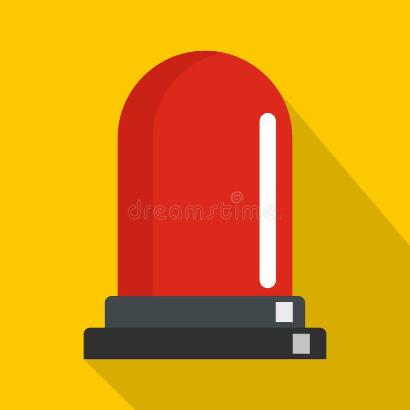Alarm Siren Icon, Flat Style Stock Vector - Illustration of illuminate ... Alarm Siren Icon, Flat Style Stock Vector - Illustration of illuminate ...