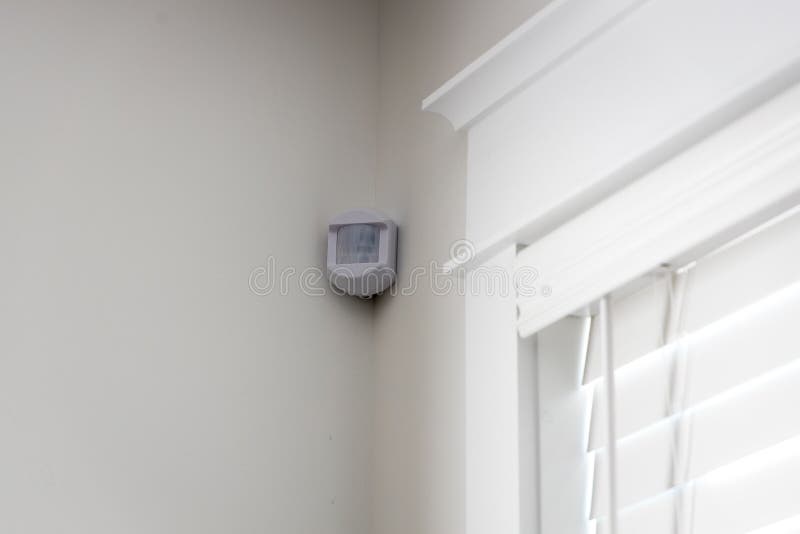Alarm System Mounted on the Wall of a Modern Urban Building Stock Image ...