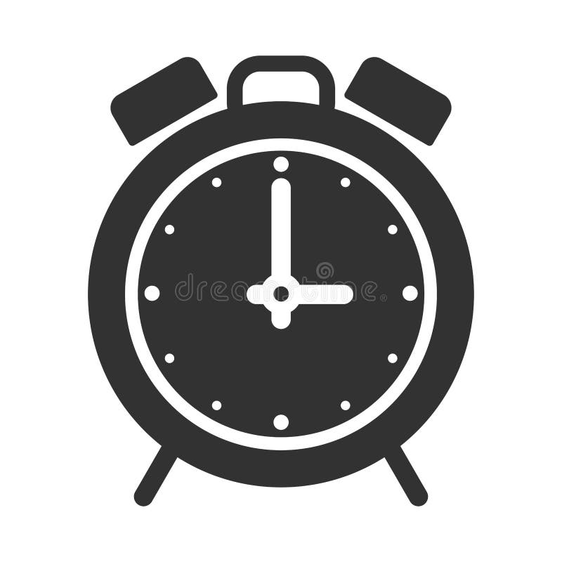 Table Clock 3d Icon. Realistic Alarm Clock Symbol Stock Illustration ...