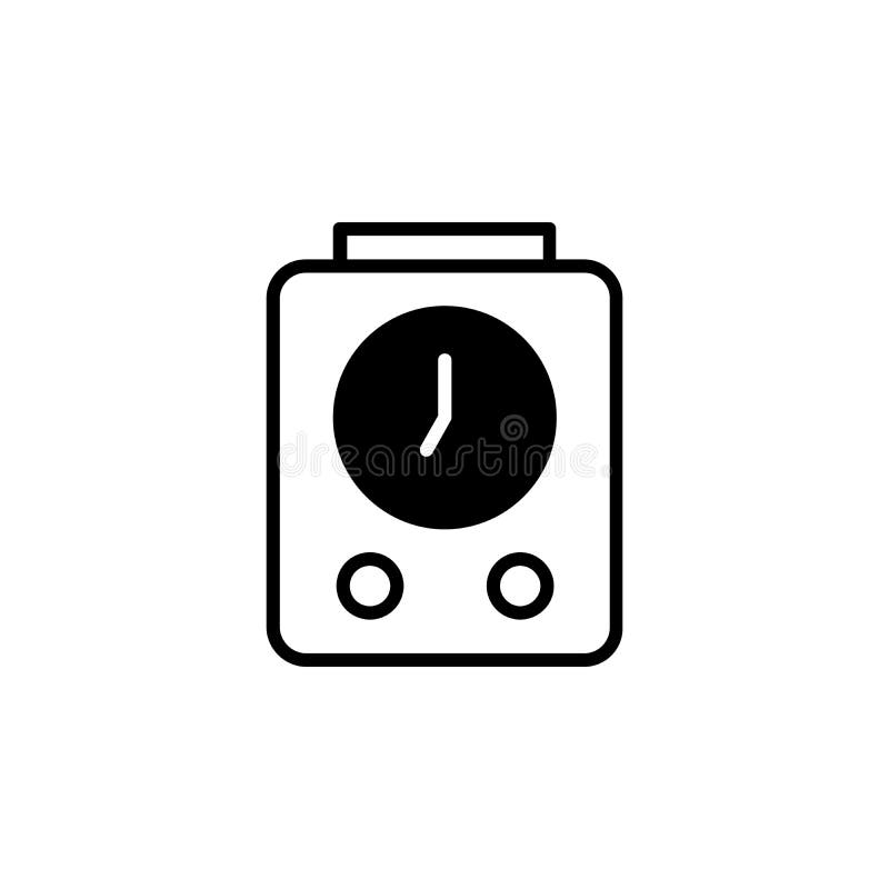 Alarm, Timer Icon Vector Illustration Logo Template. Suitable for Many ...