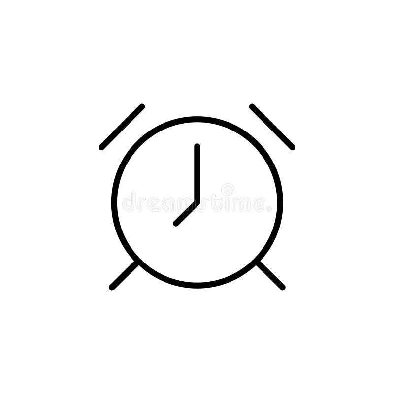Alarm, Timer Icon Vector Illustration Logo Template. Suitable for Many ...
