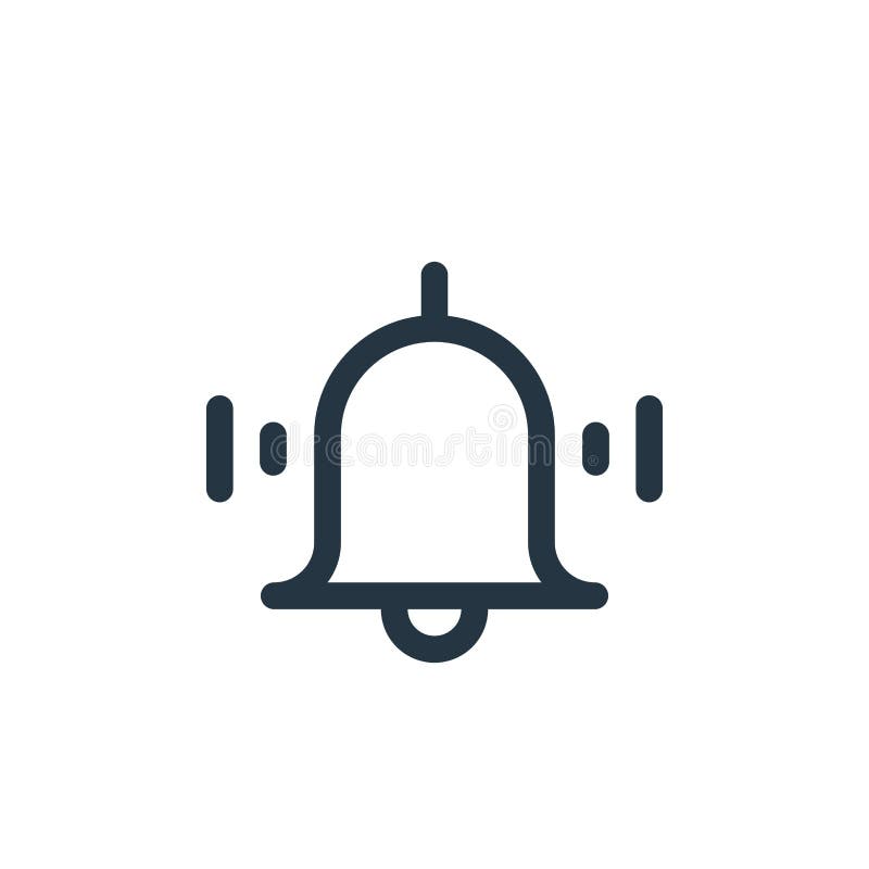 Alarm Vector Icon. Alarm Editable Stroke. Alarm Linear Symbol for Use ...