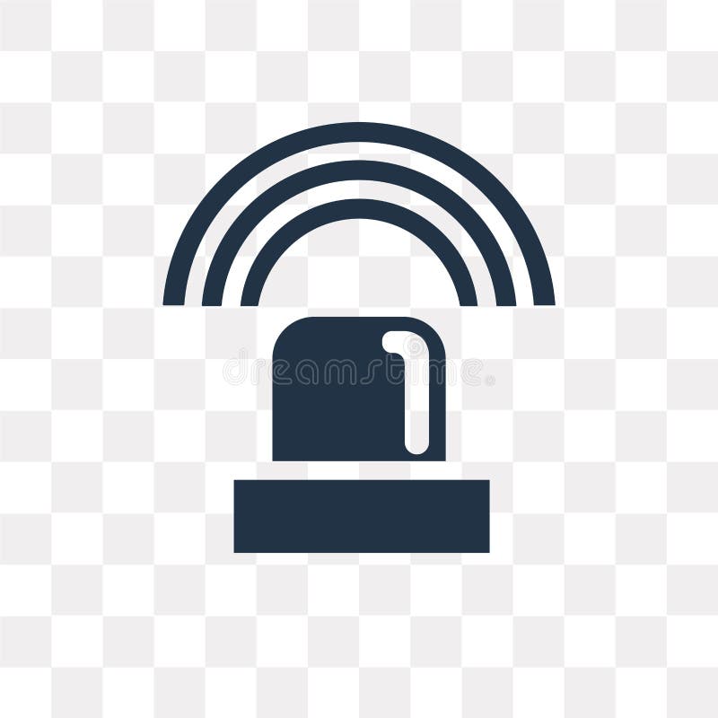 Alarm Vector Icon Isolated on Transparent Background, Alarm Tra Stock ...