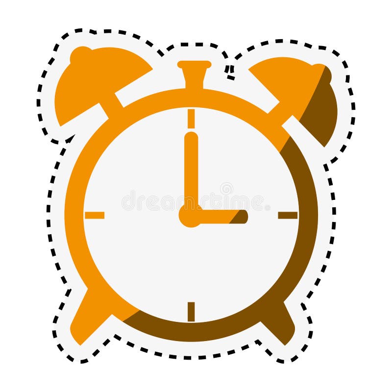 Alarm watch isolated icon stock illustration. Illustration of ...