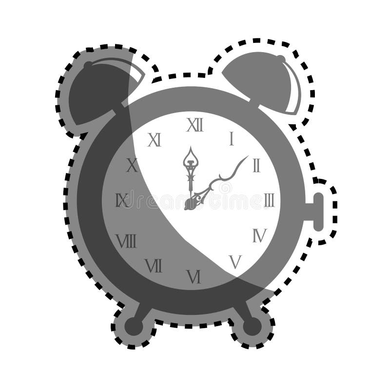Alarm Watch Time Isolated Icon Stock Vector - Illustration of pointer ...