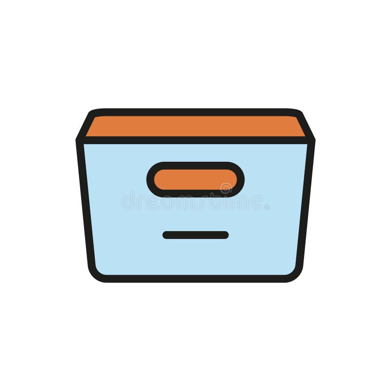 Storage Box Vector Design Templates Simple and Modern Stock Vector ...