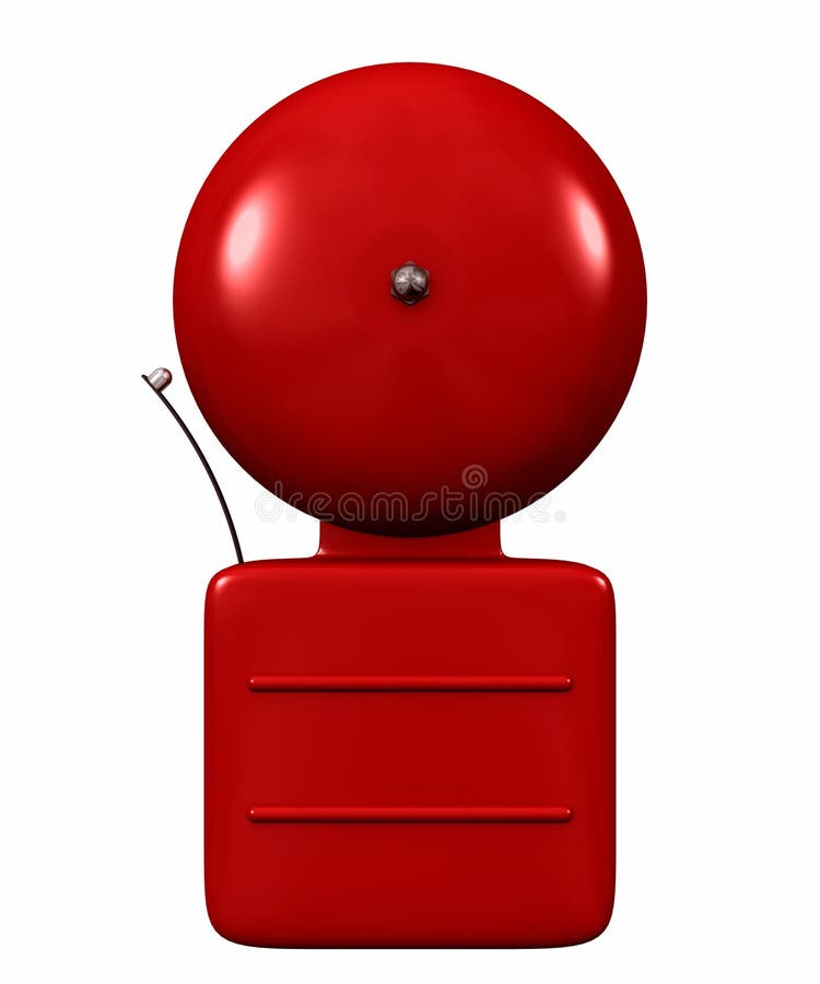 Alarmglocke stock abbildung. Illustration von laut, metall - 15687076