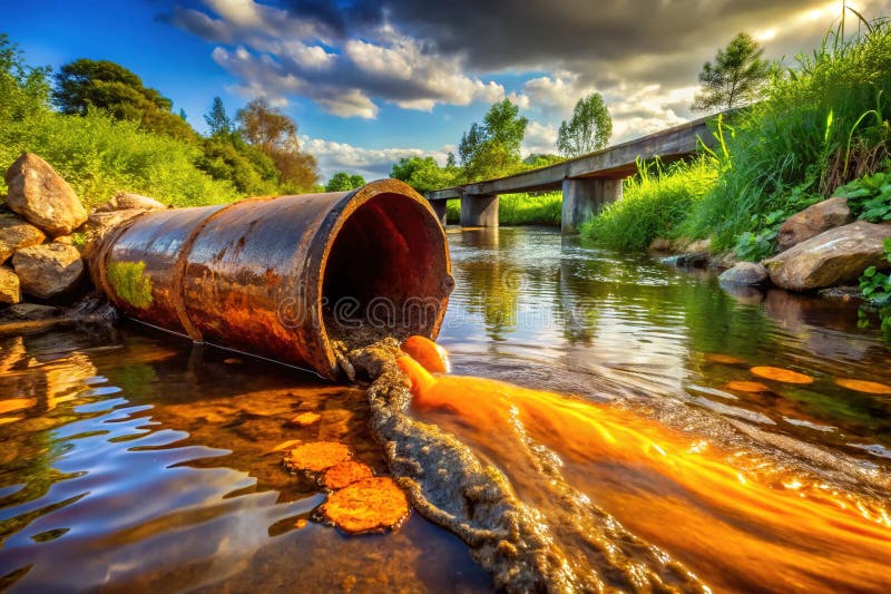 Industrial Wastewater Discharge Pollutes River Ecosystem Threatening ...