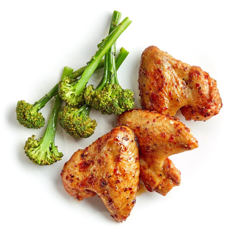 Alas De Pollo Picantes Asadas Foto de archivo - Imagen de carne, asador ...