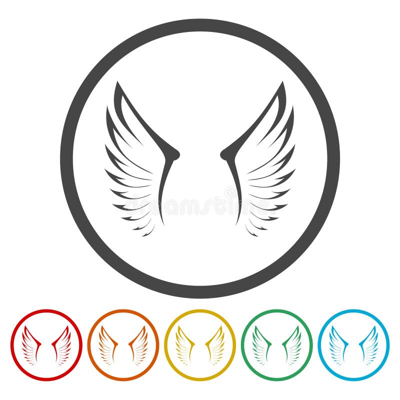 Alas Logo Template Icono Del Negocio Del Vector Eagle Icon Ilustración ...