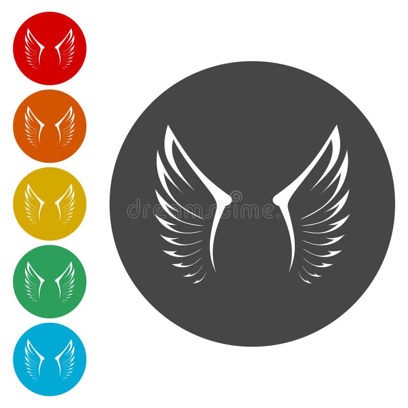 Alas Logo Template Icono Del Negocio Del Vector Eagle Icon Ilustración ...