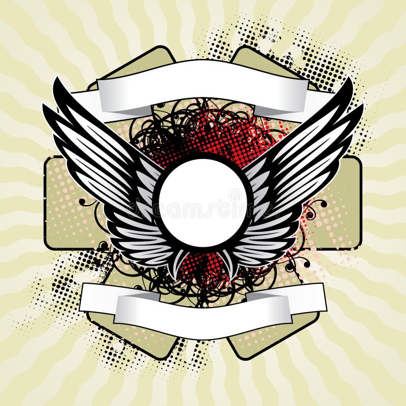 Alas reales ilustración del vector. Ilustración de forma - 3494656