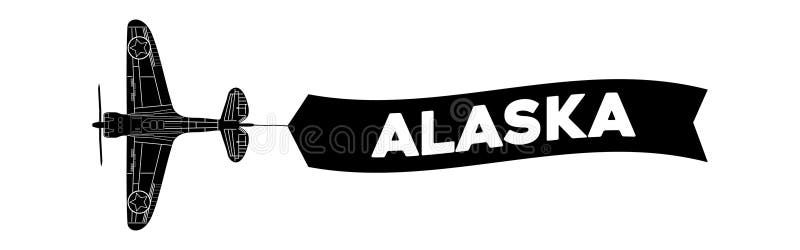 Alaska Advertisement Banner Stock Vector - Illustration of attack ...