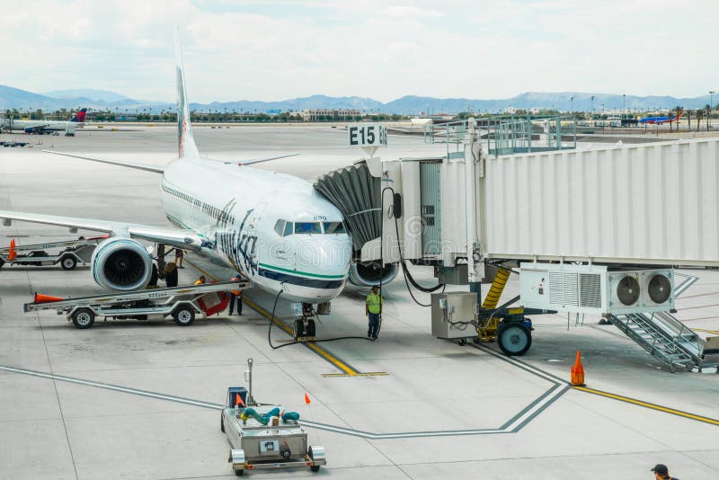 Alaska Airlines Plane Gate Stock Photos - Free & Royalty-Free Stock ...