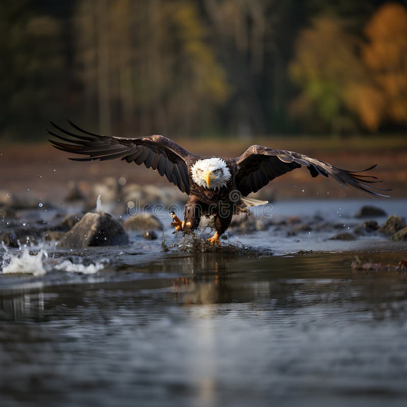 Alaska Bald Eagle Attacking Fish Stock Photos - Free & Royalty-Free ...