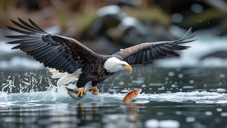 Bald Eagle Attacking Stock Illustrations – 151 Bald Eagle Attacking ...