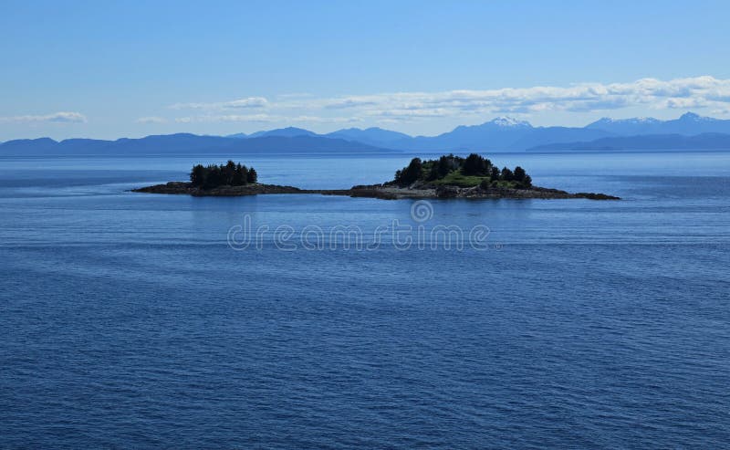 Alaska Coastline at Ketchikan Stock Image - Image of nature, island ...