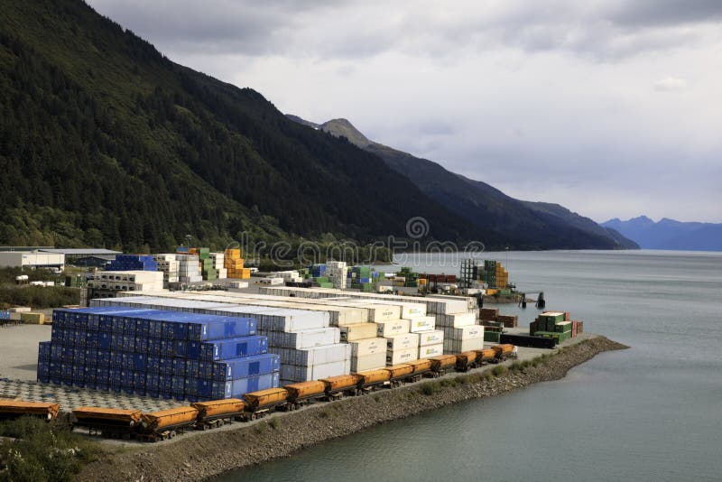 Alaska editorial stock photo. Image of american, container - 161452853