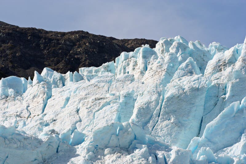 Alaska Glacier Field stock photo. Image of landscape, snow - 3297030