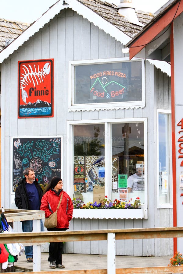 Alaska - Homer Restaurant Finns Pizza Editorial Image - Image of ...